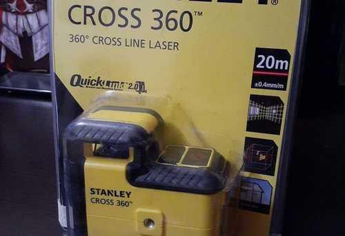 Уровень лазерный Stanley cross 360