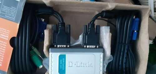 USB Свитч, хаб D-Link KVM-121