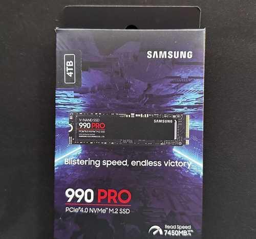 4TB Samsung 990 Pro SSD NVMe новый оригинал