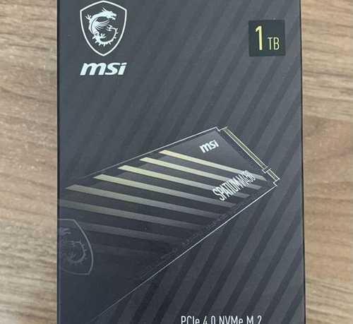 SSD M.2 накопитель MSI spatium M450 1000 Гб