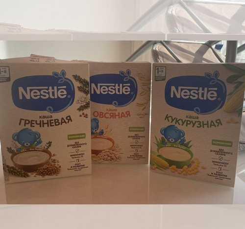 Детские каши Nestle безмолочные