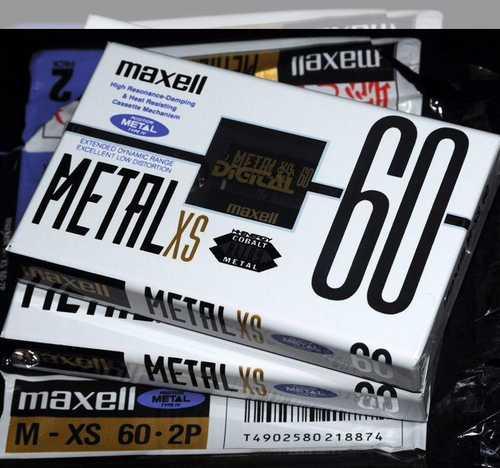 Аудиокассеты maxell metal 60 japan market (0976)