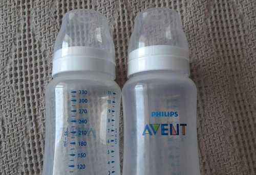 Бутылочки philips avent разных объёмов + соски