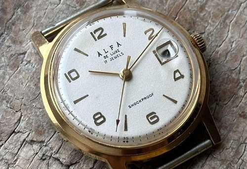 Часы экспортные Alfa de luxe Полёт 2414, СССР