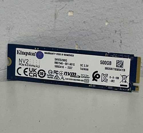 SSD Накопитель M.2 Kingston NV2 500GB   скупка