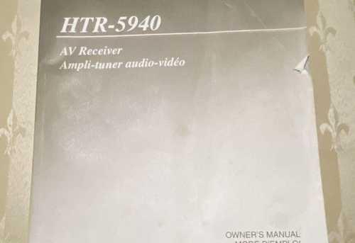 Руководство усилителя Yamaha HTR-5940 AV
