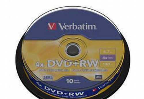 Оптический диск DVD+RW 4.7Gb Verbatim 4x #26466