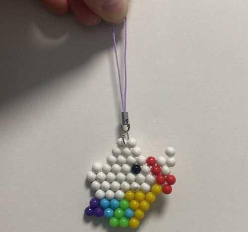 Aqua masaic keychain