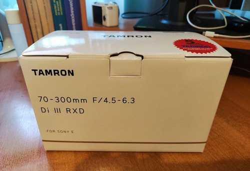 Объектив Tamron 70-300mm F/4.5-6.3 Di III RXD