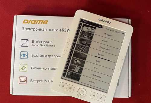 Электронная книга Digma E63W