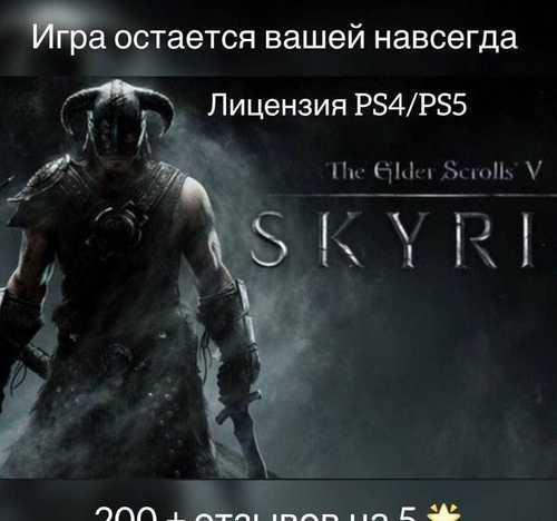 The elder Scrolls V: Skyrim Special PS4/PS5 Цифра