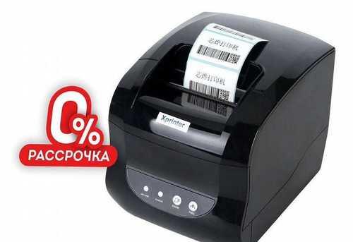 Принтер Xprinter xp365b для маркировки этикеток