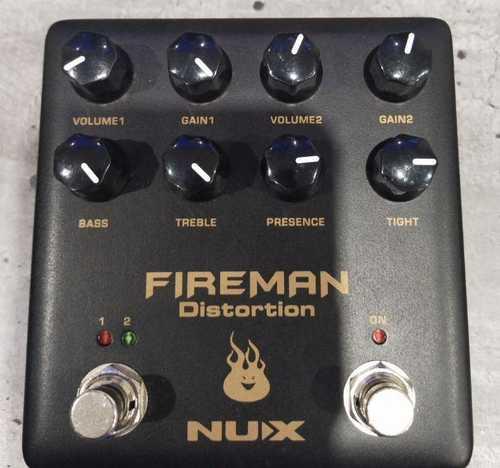 Гитарная педаль NUX Fireman distortion