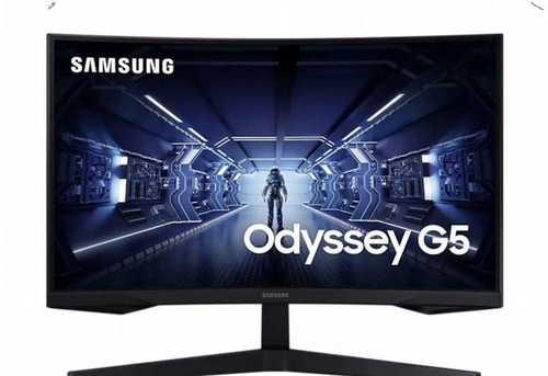 27" Монитор Samsung C27G55TQ Black 144Hz 2560x1440