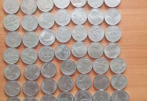 Полный набор юбилейных монет СССР 68 шт 1965-1991г