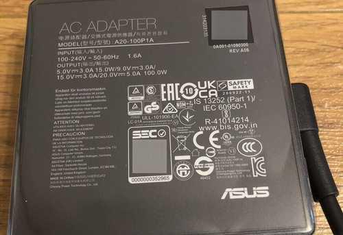 Зарядка asus 100W(Type-C) Power Delivery оригинал