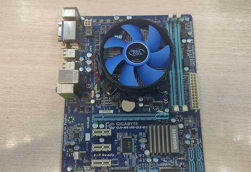 Комплект MB GA-H61M-D2-B3 + Pentium G850 + Cooler