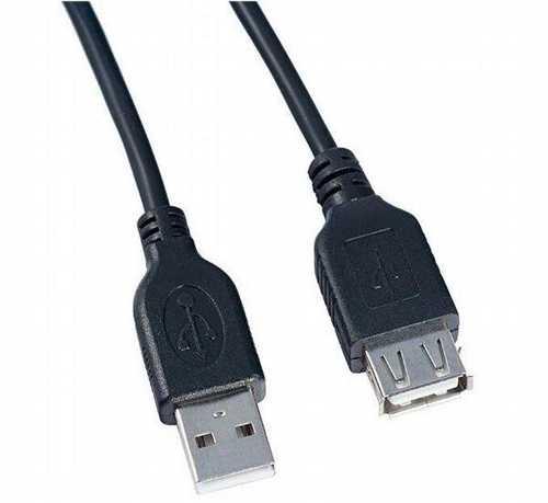 Кабель perfeo USB2.0 A вилка - USB A розетка, 5.0