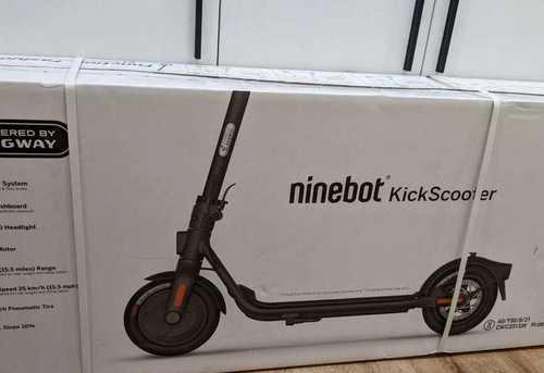 Новый электросамокат Ninebot KickScooter F25E