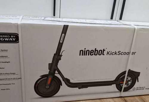 Новый электросамокат Ninebot KickScooter F25E