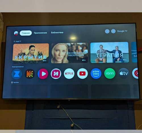 Телевизор Google tv TCL 55 4к