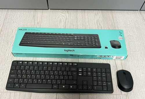 Беспроводная мышь и клавиатура Logitech MK235