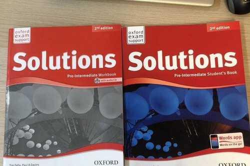 Учебники third edition solutions. Solutions учебник. Солюшинс учебник. Solutions pre-Intermediate, издание 3. Солюшен учебник.