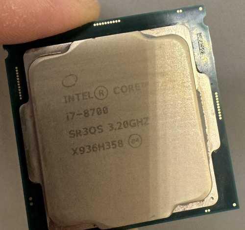 Процессор intel core i7-8700, LGA1151v2