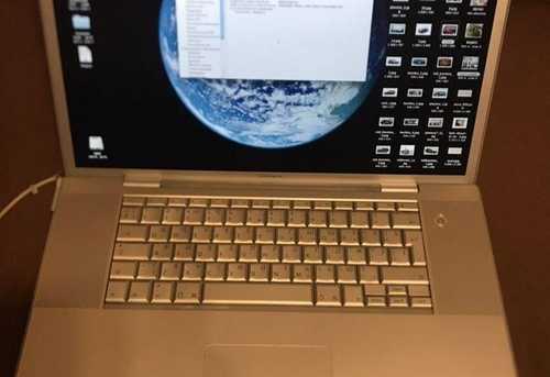 MacBook Pro 17 (2006), 512 ГБ, Core 2 Duo, 2.33 ГГц, RAM 2 ГБ, ATI Mobility Radeon X1600 0.25 ГБ