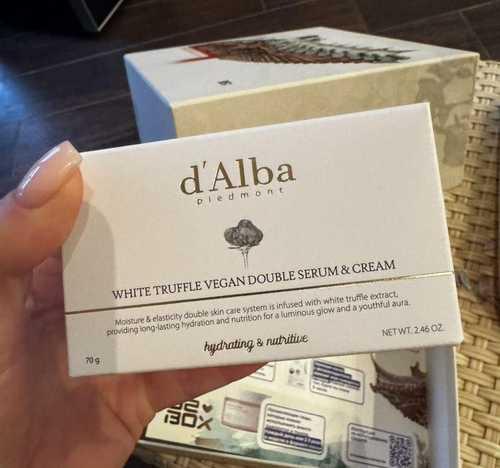 D'alba white truffle double serum & cream box82