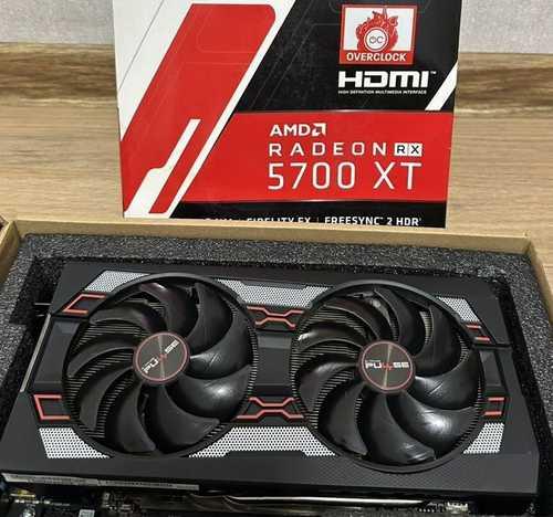 Видеокарта RX 5700xt sapphire pulse 8gb