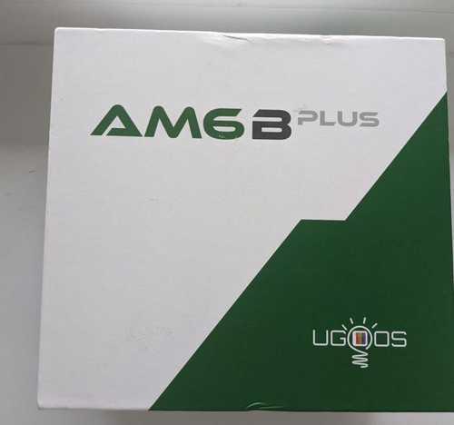 Android tv box Ugoos AM6B Plus