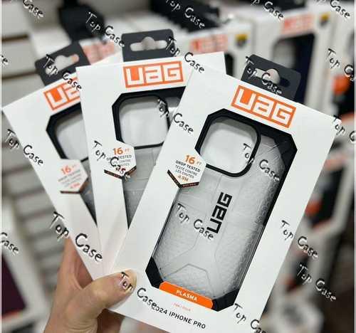 Чехол Uag Plasma для iPhone 16 Pro (Ice)