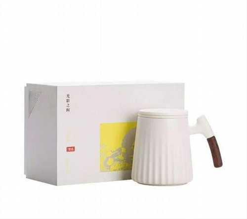 Фарфоровая чашка для чая с керамическим фильтром X