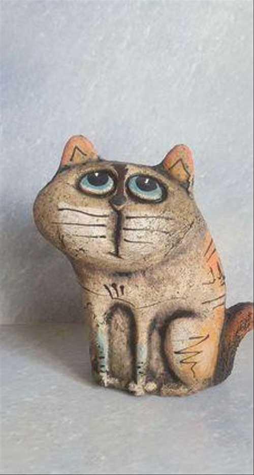 Фигурка глинянная Кот