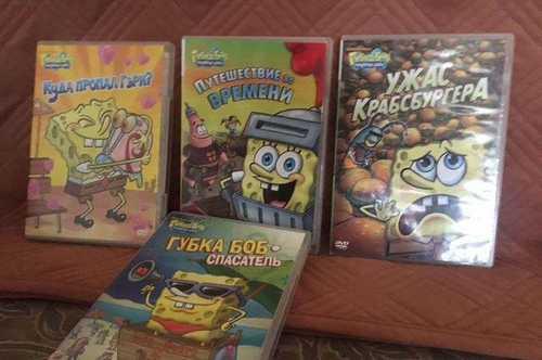 Диски DVD Губка Боб