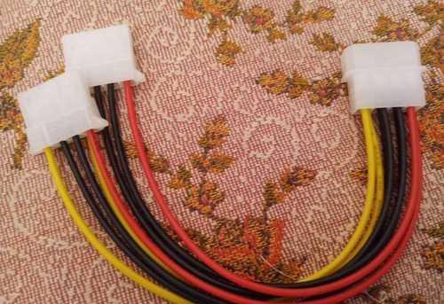 Переходник molex- 2 molex