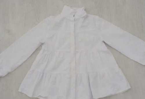 Рубашки белые школьные на девочку 122-128 пакетом