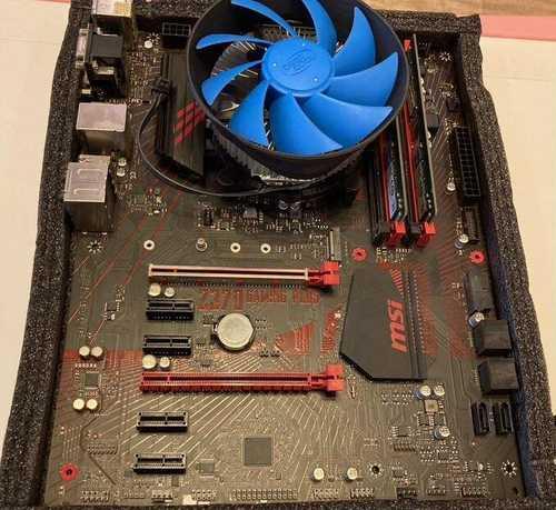 Intel I5 8400+MSI Z370 Gaming Plus+Crucial 2x8gb