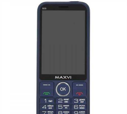 Сотовый телефон Maxvi B35 синий