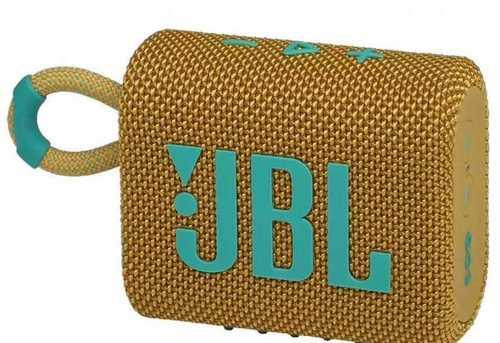 Колонка портативная JBL GO 3 желтая