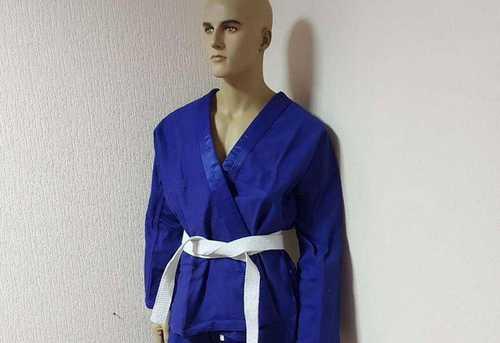Кимоно дзюдо белое и синее