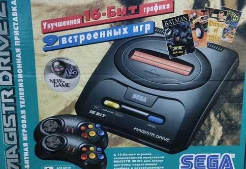 Sega magistr drive (9 встроенных игр)