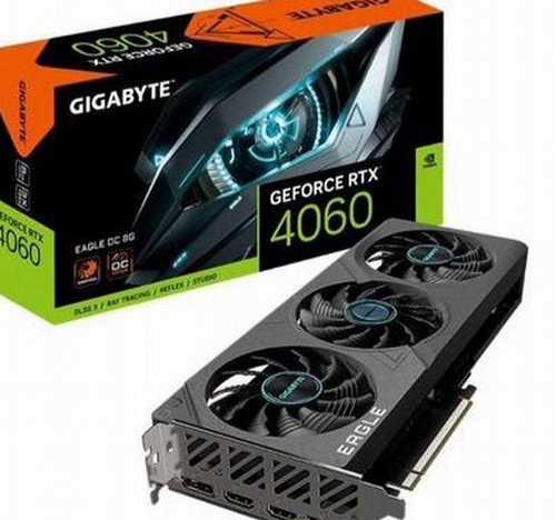 Gigabyte Видеокарта GeForce RTX 4060 eagle OC 8 гб