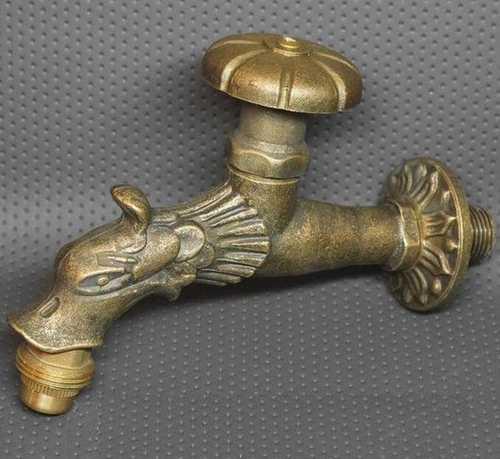 Кран шаровый водоразборный 1/2" кран-букса резина