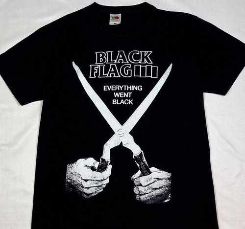 Футболка мерч Black Flag винтаж