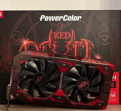 Видеокарта RX580 8gb PowerColor RED devil OC