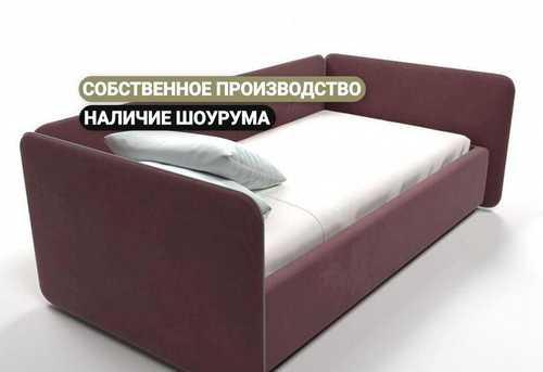 Дизайнерская кровать односпальная минимализм