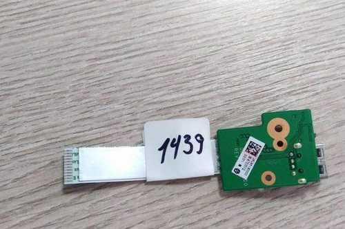 Верхняя плата вывода USB и индикаторов с шлейфом H