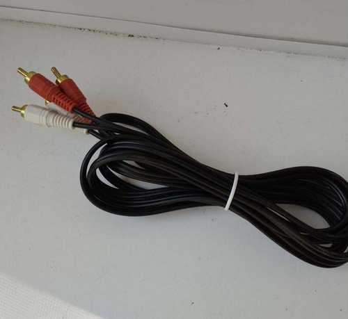 Межблочный кабель 2 rca 2 rca 3 метра